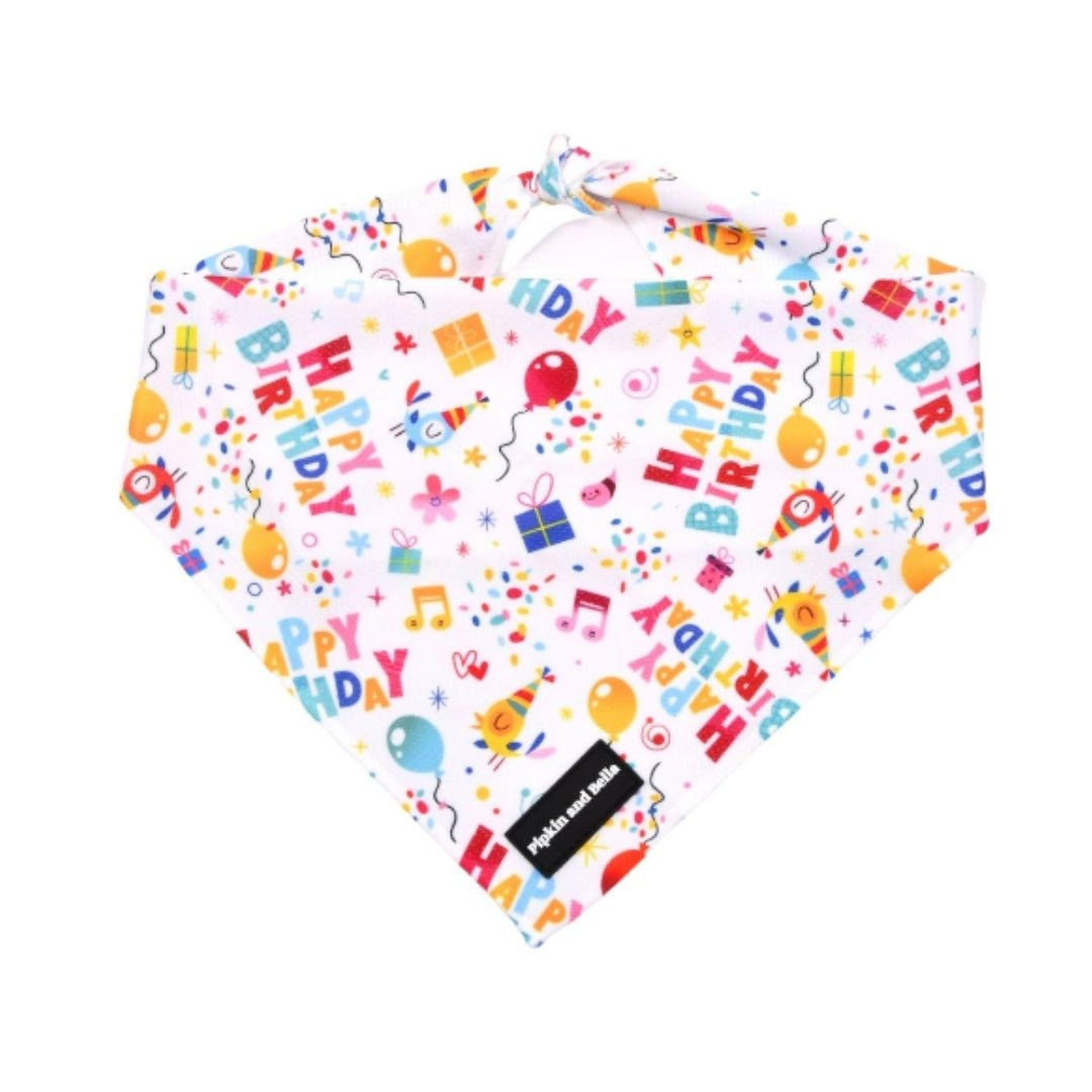 Pipkin and Bella Pet Bandana - Happy Birthday